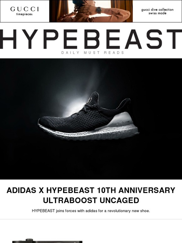 Hypebeast: adidas x HYPEBEAST 10th Anniversary UltraBOOST UNCAGED | Milled