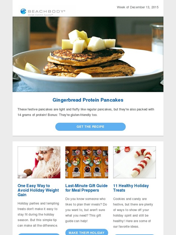 Beachbody: Gingerbread Protein Pancakes! | Milled