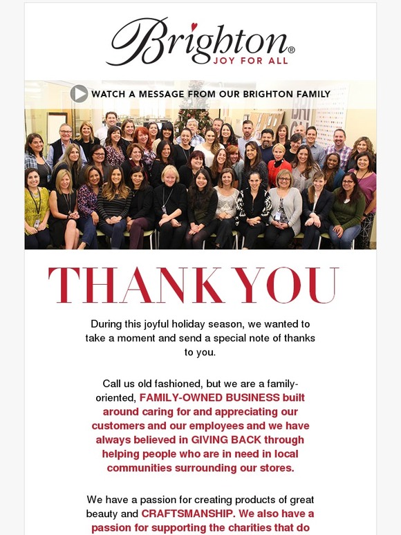 Brighton: From Jerry Kohl & the Brighton Family | Milled