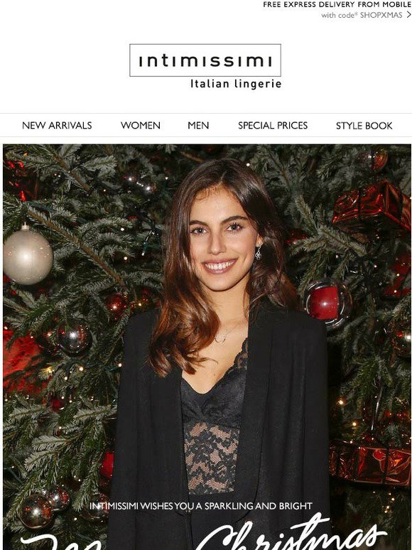 Intimissimi: Intimissimi wishes you a very Merry Christmas! Free ...