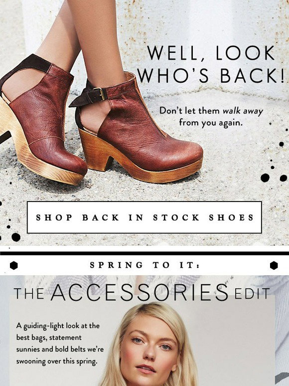 Free People: Well Look Who's Back... | Milled