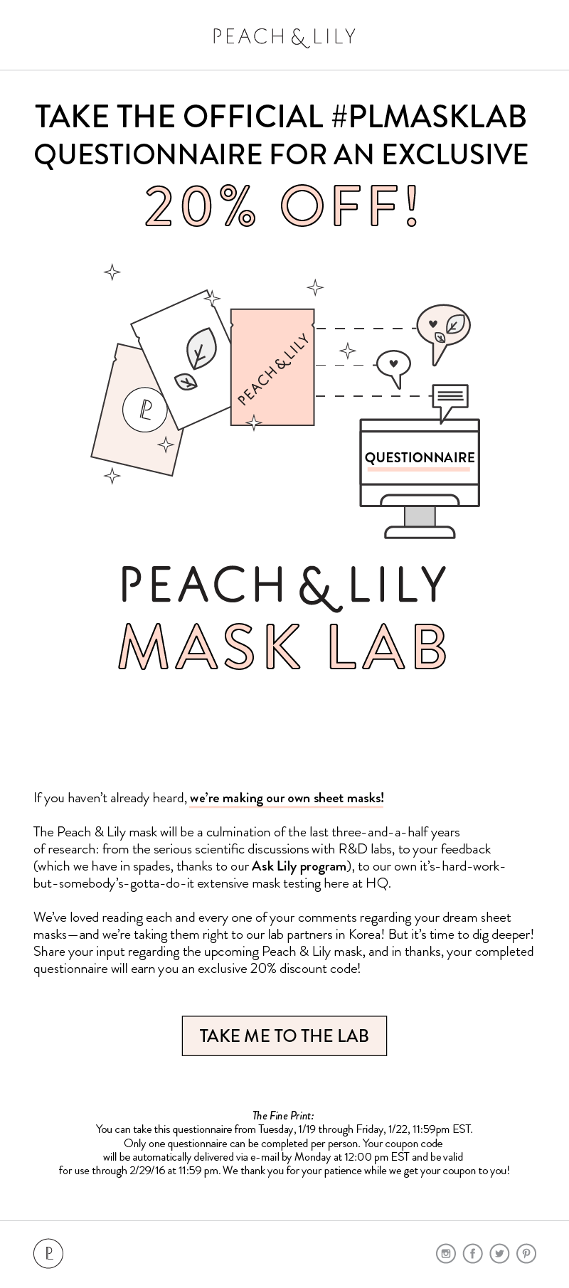 Peach and Lily: Take the official #PLMASKLAB questionnaire for an ...