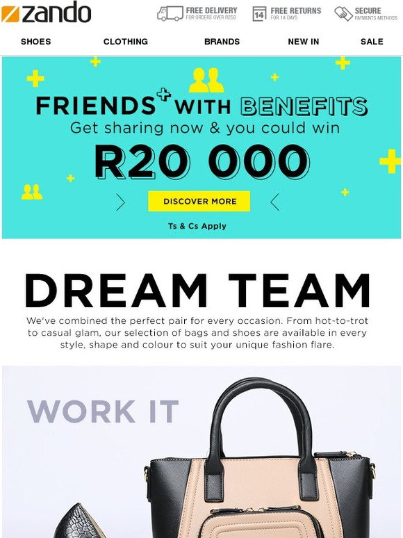 Zando: Win R20 000 Worth Zando Vouchers? | Shoes & Bags To Fit Every ...