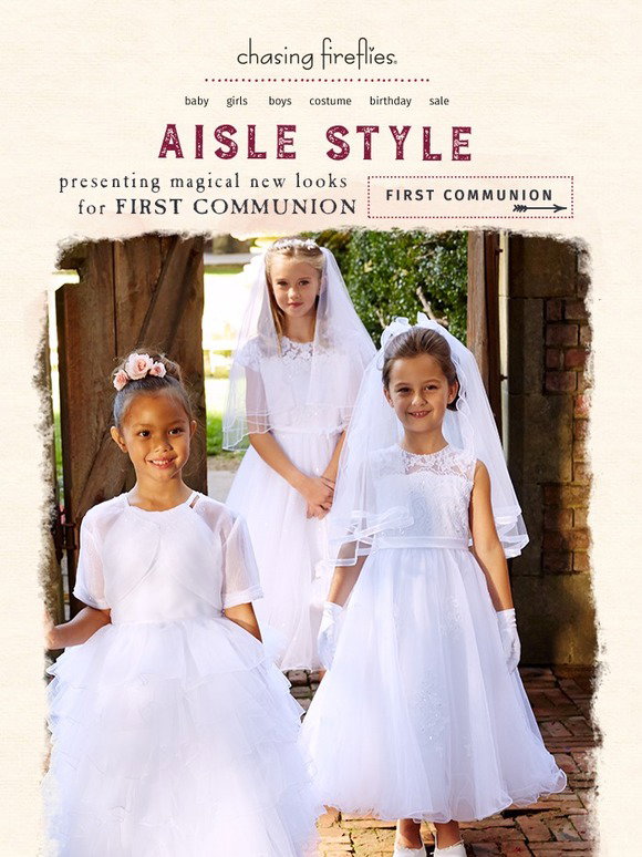 Chasing Fireflies: First Communion coming up? Gorgeous new heirloom ...