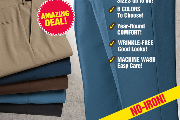 Haband: All Sizes Fit-Forever Poplin Pants Just $12 + Free Shipping ...