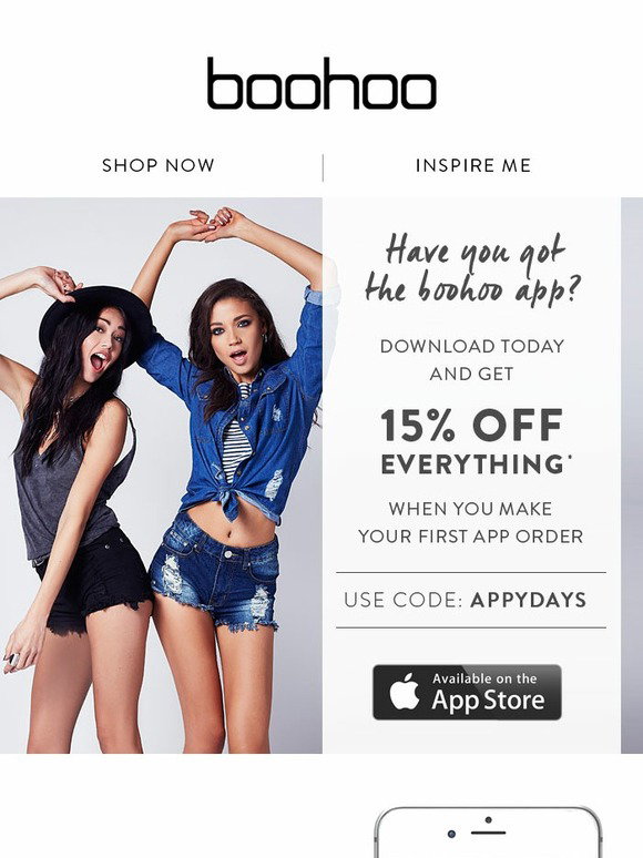 Boohoo: App Exclusive - 15% Off Everything! | Milled