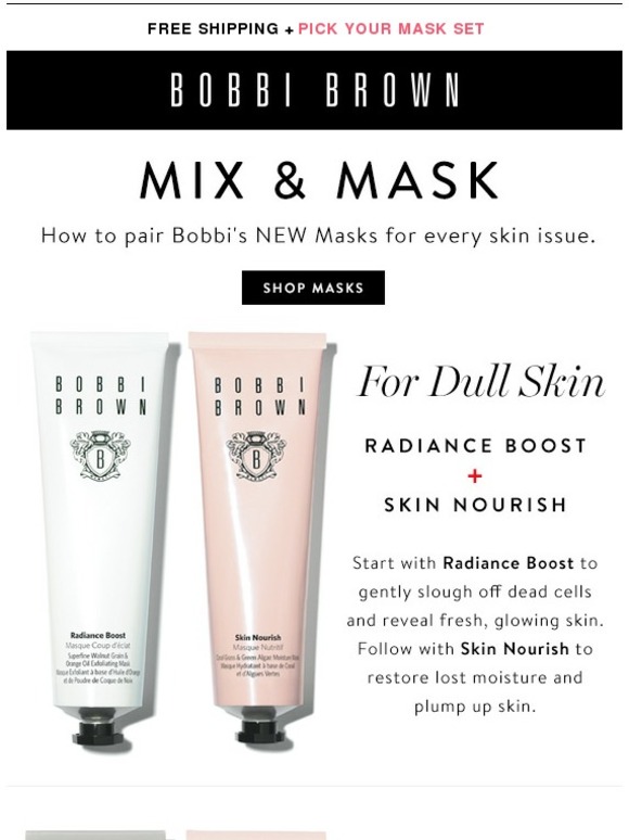 Bobbi Brown: Mix & Mask: How to pair Bobbi's Face Masks for every skin ...
