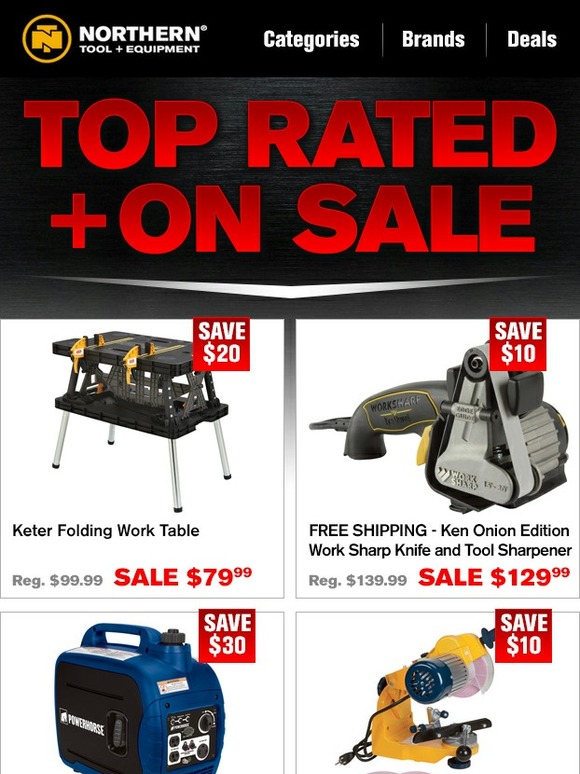 Northern Tool: Top Rated Products On Sale Now! | Milled