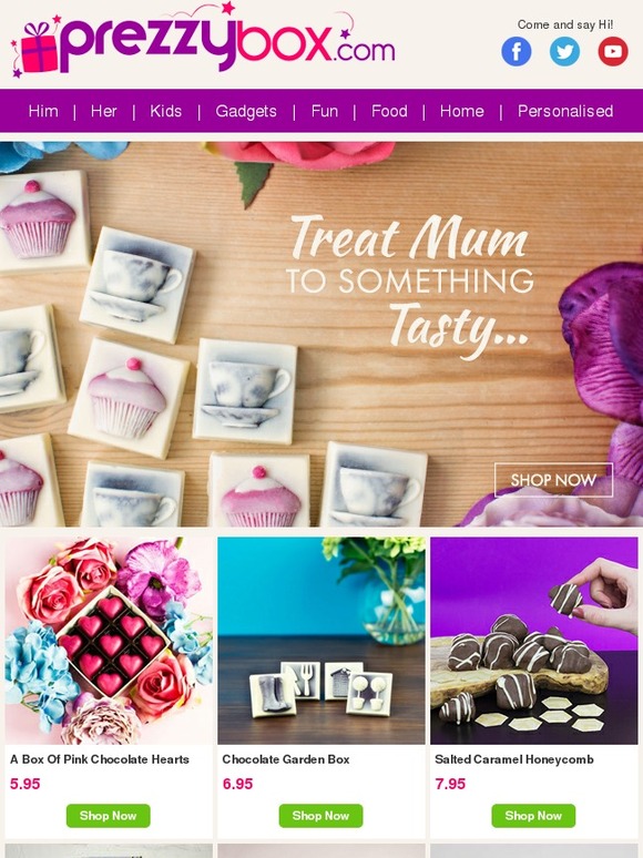 Prezzybox: Treat Mum To Something Tasty: Coffee Lovers Gift Hamper ...