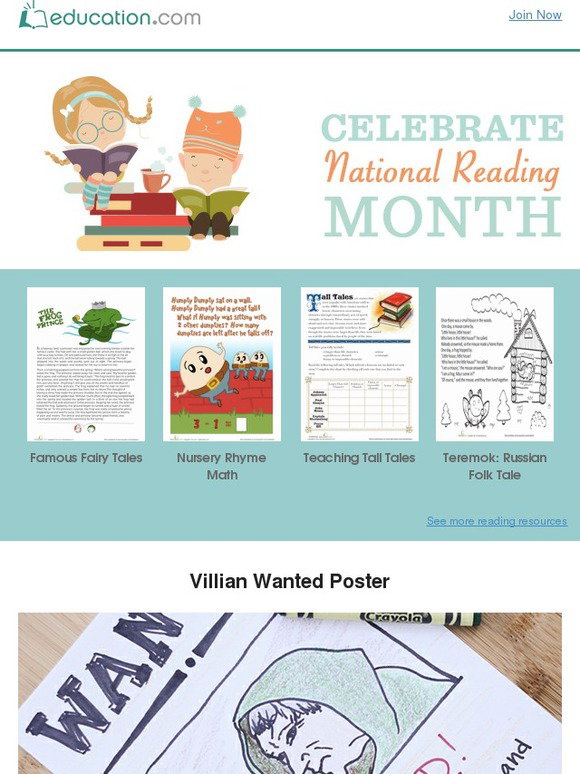 Education.com: Once Upon a Time...Fairy Tale Worksheets for Kids | Milled