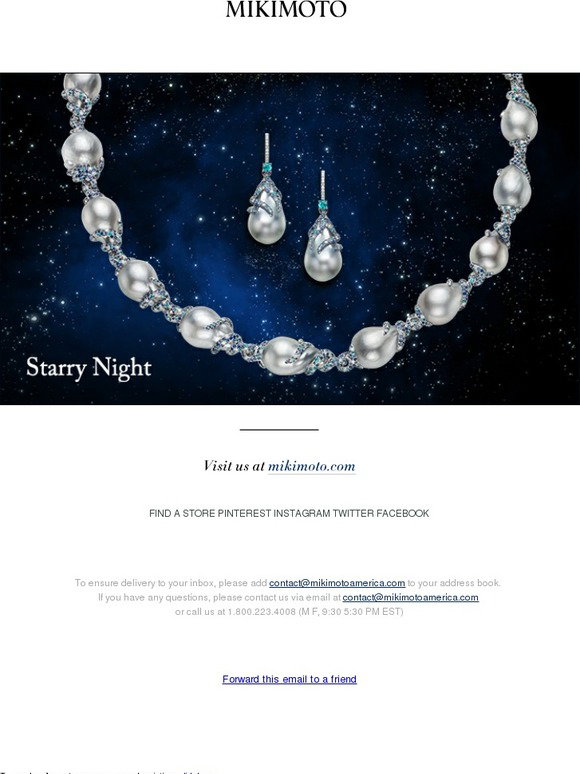 Mikimoto: Mikimoto: Starry Night | Milled