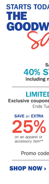 Carson's: Goodwill Sale Starts TODAY: 25% off coupons inside ☛ | Milled