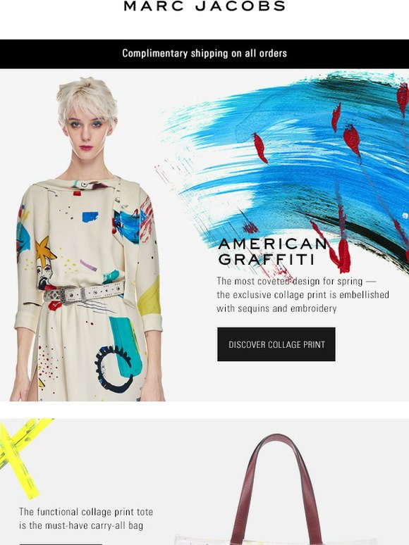 Marc Jacobs: Our exclusive collage print has arrived | Milled