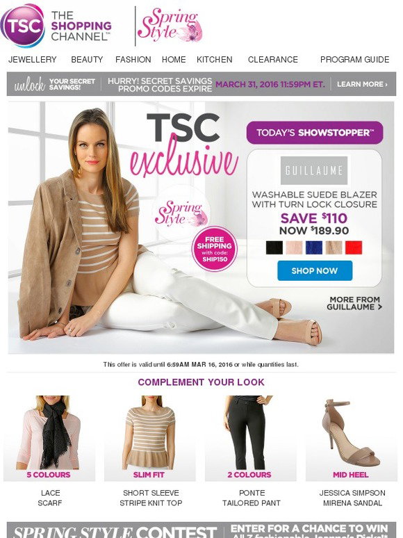 The Shopping Channel: Today's Showstopper™ - Guillaume Fashions | Milled