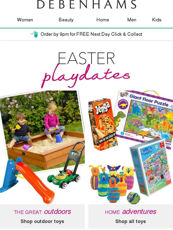 Debenhams: Hop to it! HALF PRICE Easter eggs | Milled
