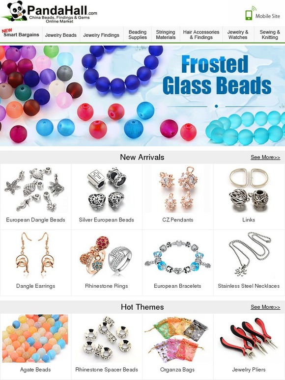 PandaHall: Inspire Your Creation with Frosted Glass Beads from ...