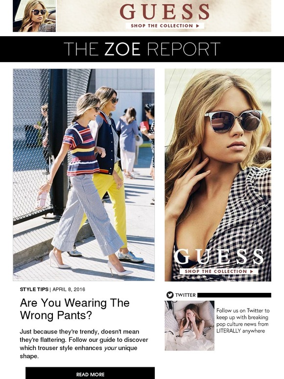 The Zoe Report: Are You Wearing The Wrong Pants? | Milled