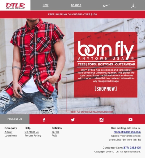 DTLR: Born Fly. A look we can't wait to wear | Milled