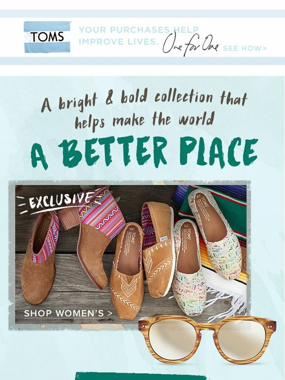 TOMS: Exclusive styles for every festival this season | Milled