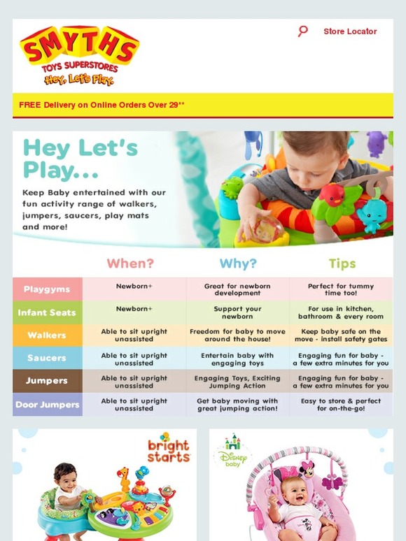 Smyths Toys: Hey, let's play...keep baby entertained with our fun ...