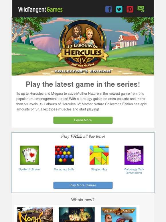 WildTangent Games: Puzzles|Cards|Adventure|And more! | Milled