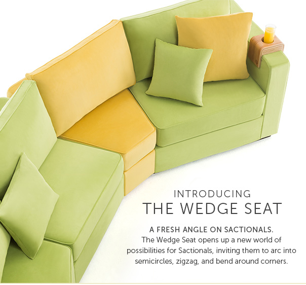 LoveSac: NEW! Meet the Wedge Seat | Milled