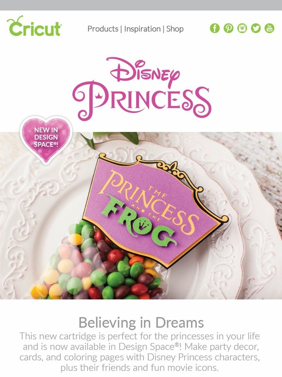 Cricut: NEW! Disney Princesses Are Now in Design Space. | Milled