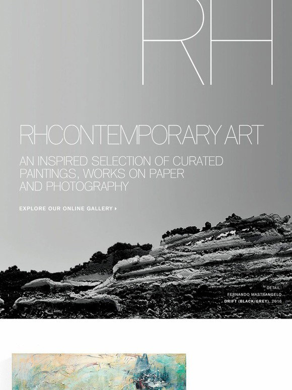 Restoration Hardware: Explore the World of RH Contemporary Art | Milled