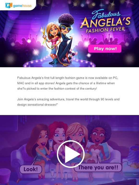 GameHouse: Help Angela become the next fashion icon! | Milled