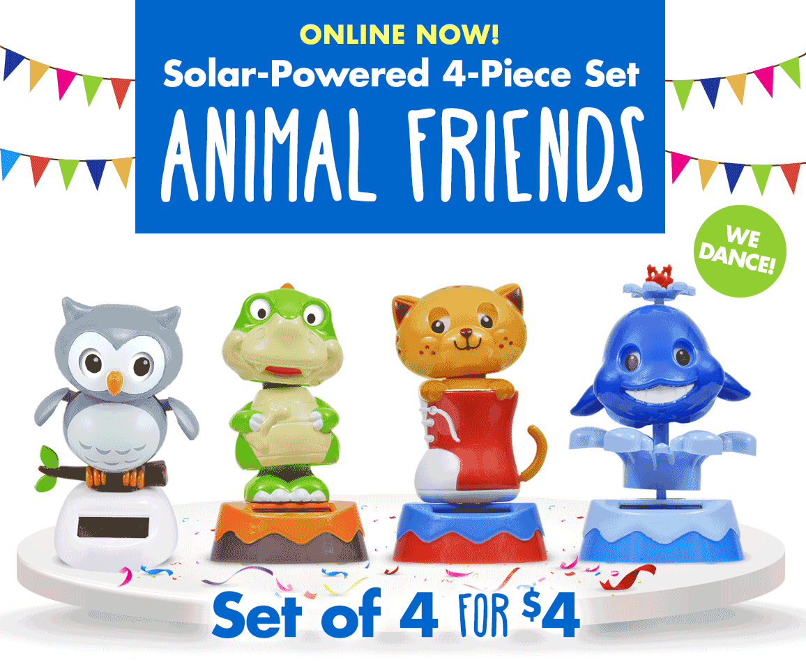 Dollar Tree: Solar Party Animals are Dancin' Til the Sun Goes Down | Milled