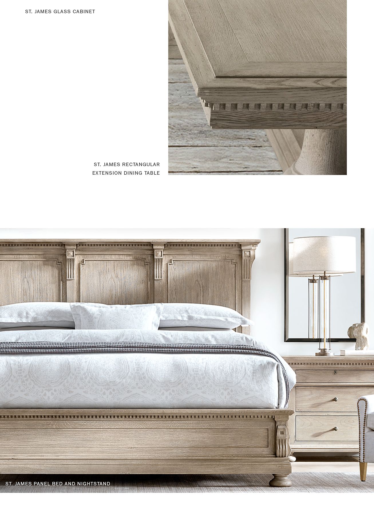 Restoration Hardware: Introducing the St. James Collection in Antiqued ...