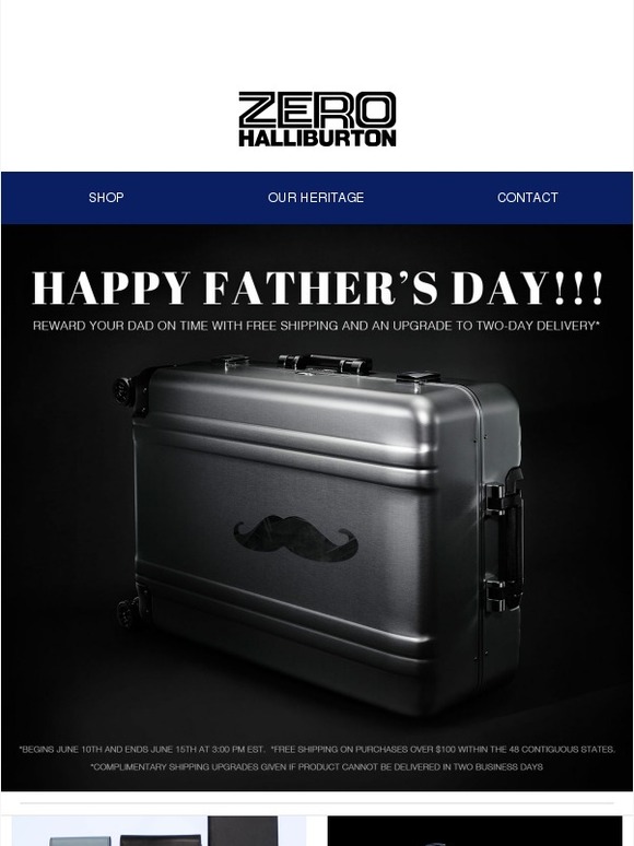 ZERO Halliburton: HAPPY FATHER's DAY!!! | Milled