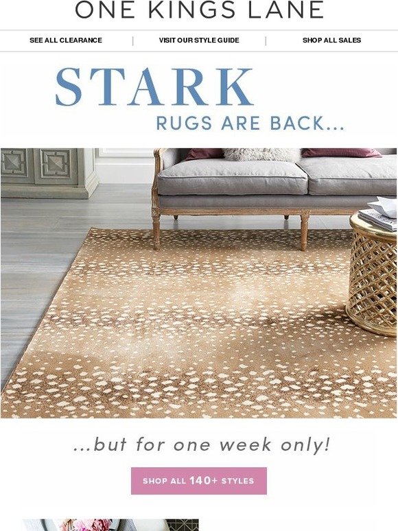 One Kings Lane: STARK rugs: one week only! | Milled