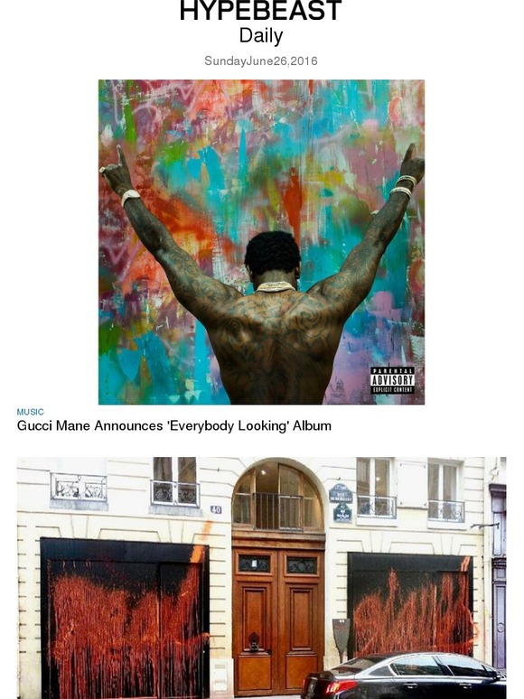 Hypebeast: Gucci Mane Announces 'Everybody Looking' Album | Milled
