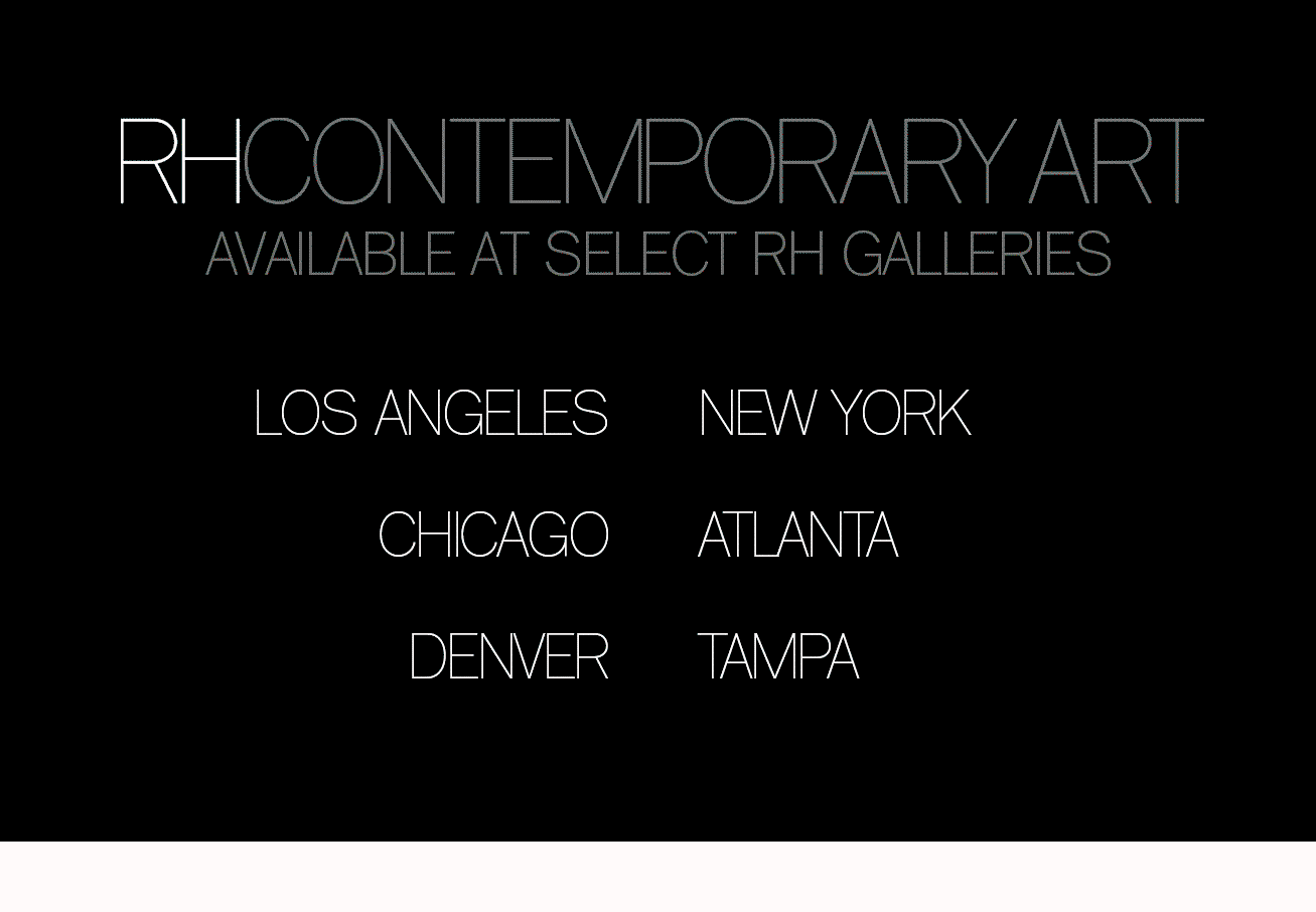 Restoration Hardware: RH Contemporary Art Introduces the Paintings of ...