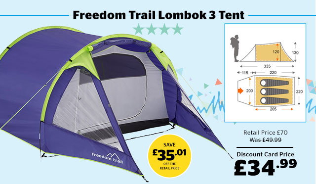 Go Outdoors: Up to half price tents | New lines just added! | Milled