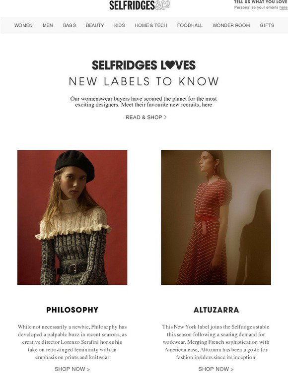 Selfridges: New labels to know | Milled