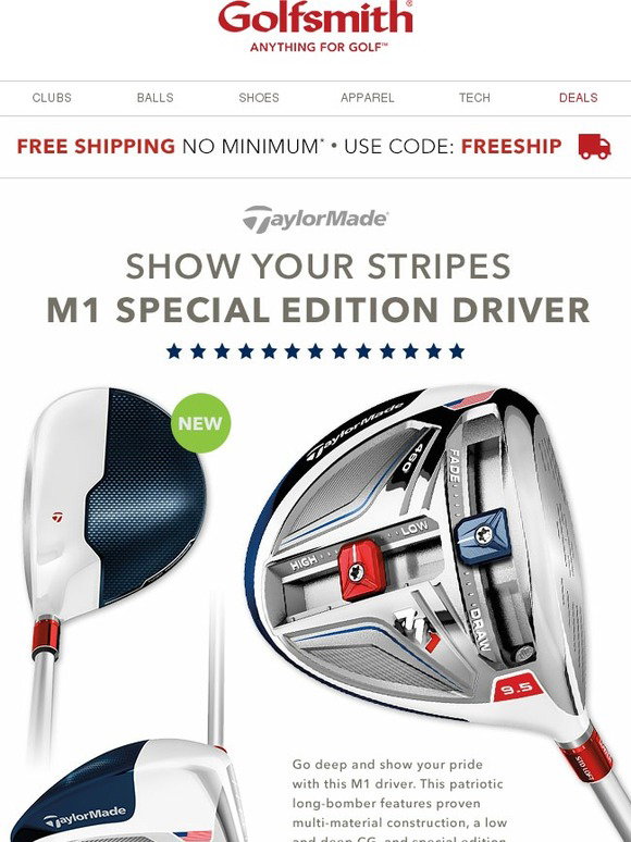 Golfsmith: M1 Special Edition Driver—Pre-order Now! | Milled