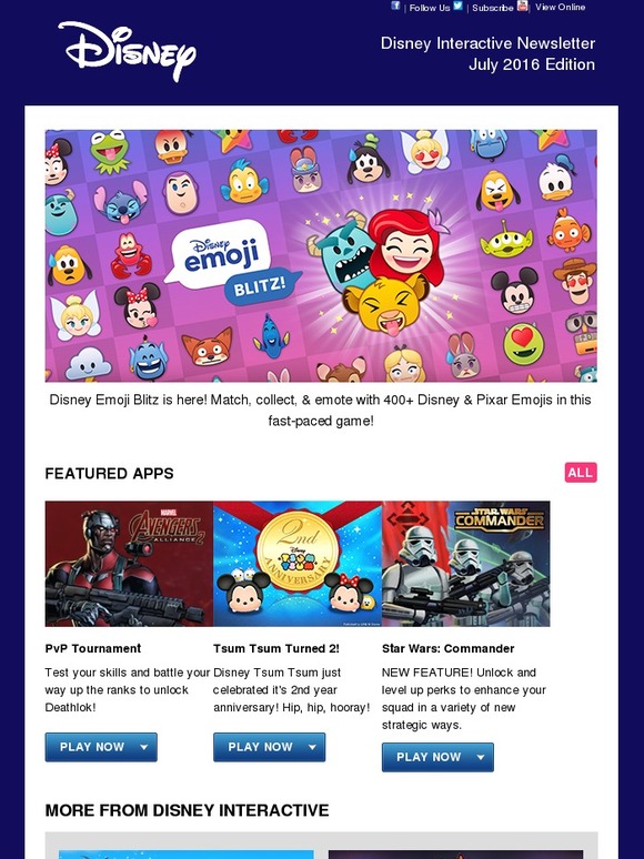Disney Store: See What's New from Disney Interactive | Milled