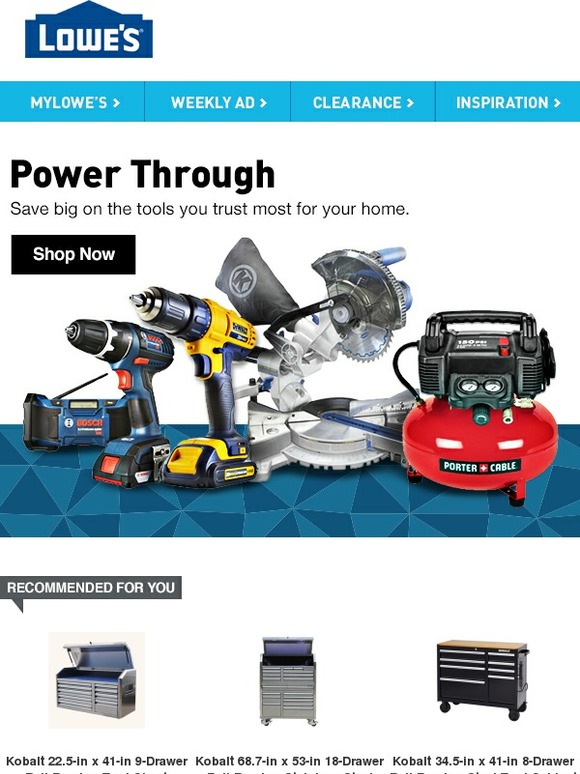Lowes: Are You Still Shopping for Tools? | Milled