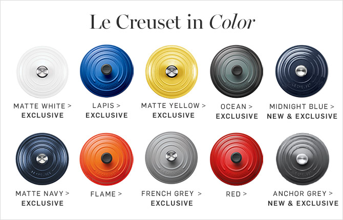 West Elm: Introducing LE CREUSET in Midnight Blue - New & Only at ...
