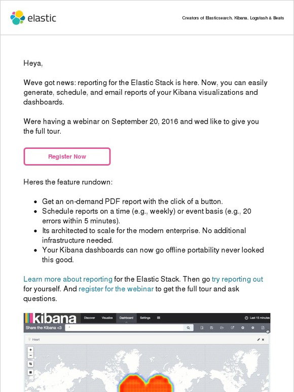 Elastic: Introducing Reporting for the Elastic Stack. Share the Kibana