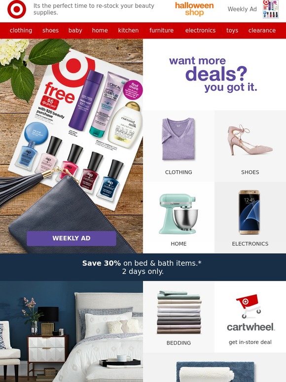 Target: Happy Wednesday. Here's your Weekly Ad. | Milled