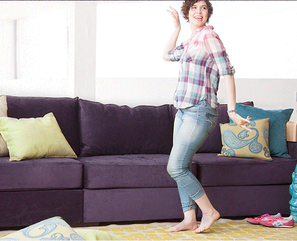 LoveSac: Color your couch Amethyst. | Milled