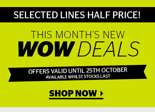 Go Outdoors: New WOW deals – selected lines HALF PRICE | Milled