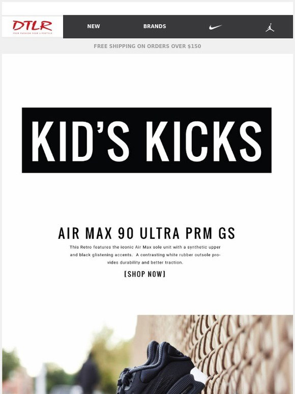 DTLR (Down Town Locker Room): Nike for Kids | Milled