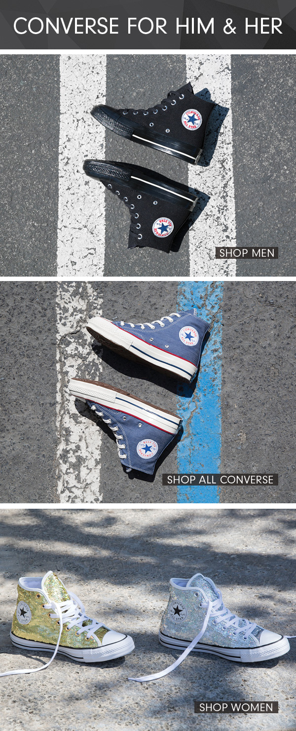 Tilted Sole: Converse: Classics for Him & Her | Milled