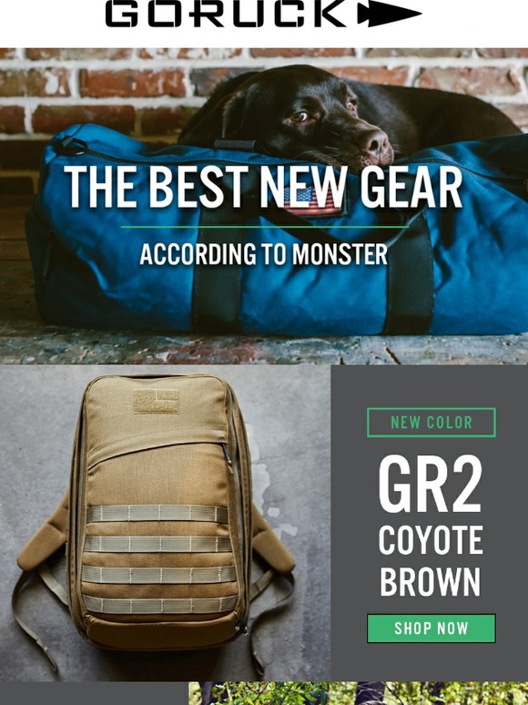 GORUCK: GEAR: The Best New Gear According to Monster | Milled