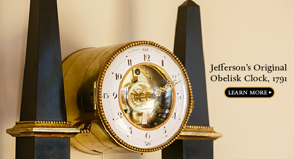 Monticello: Available NOW - Our Adaptation of Jefferson's Obelisk Clock ...