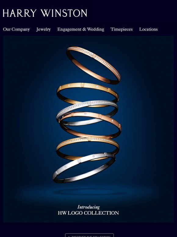 Harry Winston: Harry Winston Unveils the New HW Logo Collection | Milled